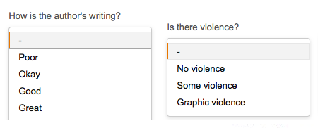 Amazon Adds New Review Options Via Drop Down Menus | Self-Publishing Review